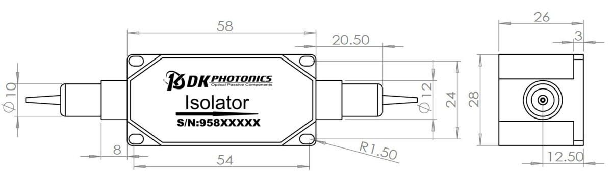 TGG Based 1064nm Optical Isolator | Optical Passive Components